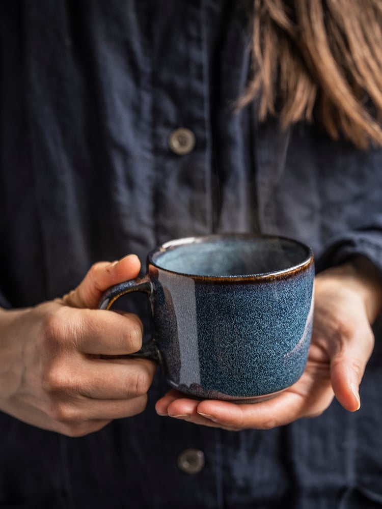 GLADELIG mug, blue, 13 oz - IKEA