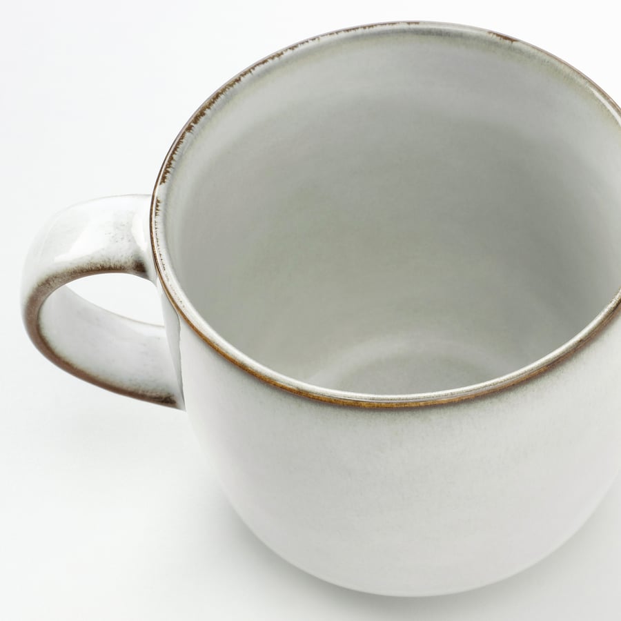 GLADELIG mug, gray, 13 oz - IKEA