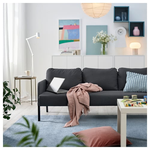 GLOSTAD sofa, Knisa dark gray - IKEA