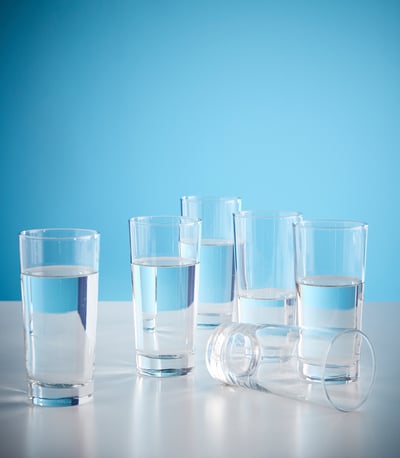 GODIS glass, clear glass, 14 oz - IKEA