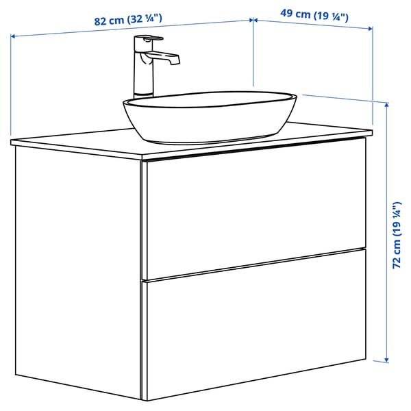 Brown Black Ikea Bathroom Vanities