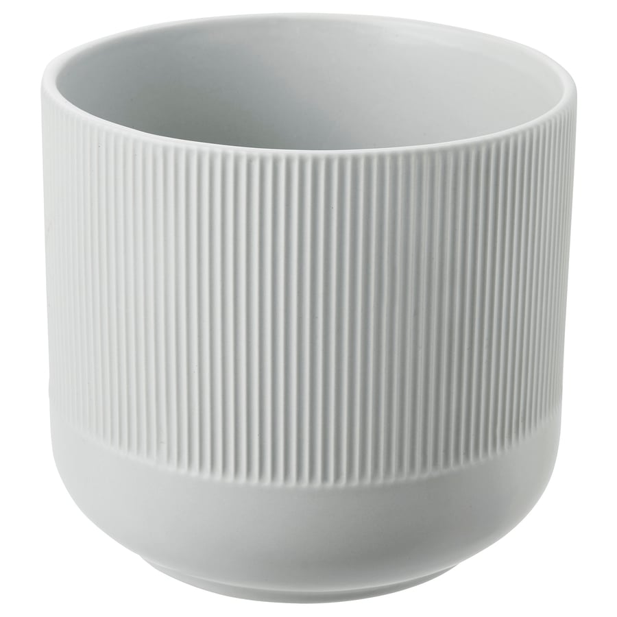 GRADVIS plant pot, gray, 6" - IKEA