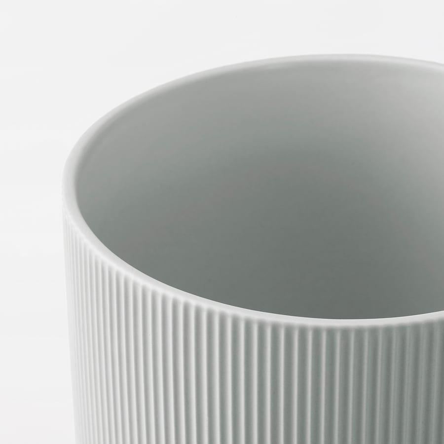 GRADVIS plant pot, gray, 6" - IKEA