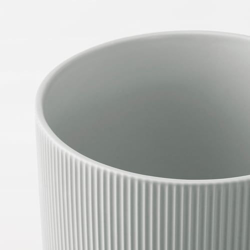 GRADVIS plant pot, gray, 6" - IKEA