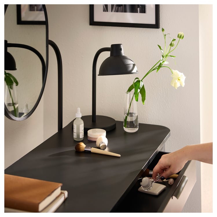 GRÅFJÄLLET dressing table, anthracite, 393/8x161/2" - IKEA