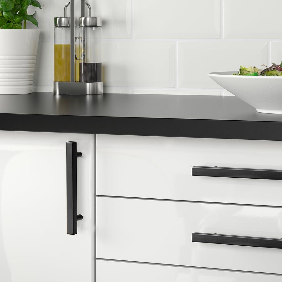 GRIBBOL handle, black, 51/2" - IKEA