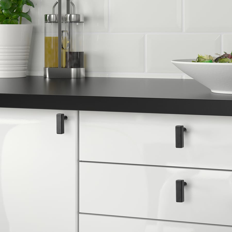 GRIBBOL knob, black - IKEA