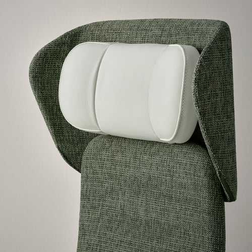 GRÖNFJÄLL headrest, Letafors gray-green/white - IKEA