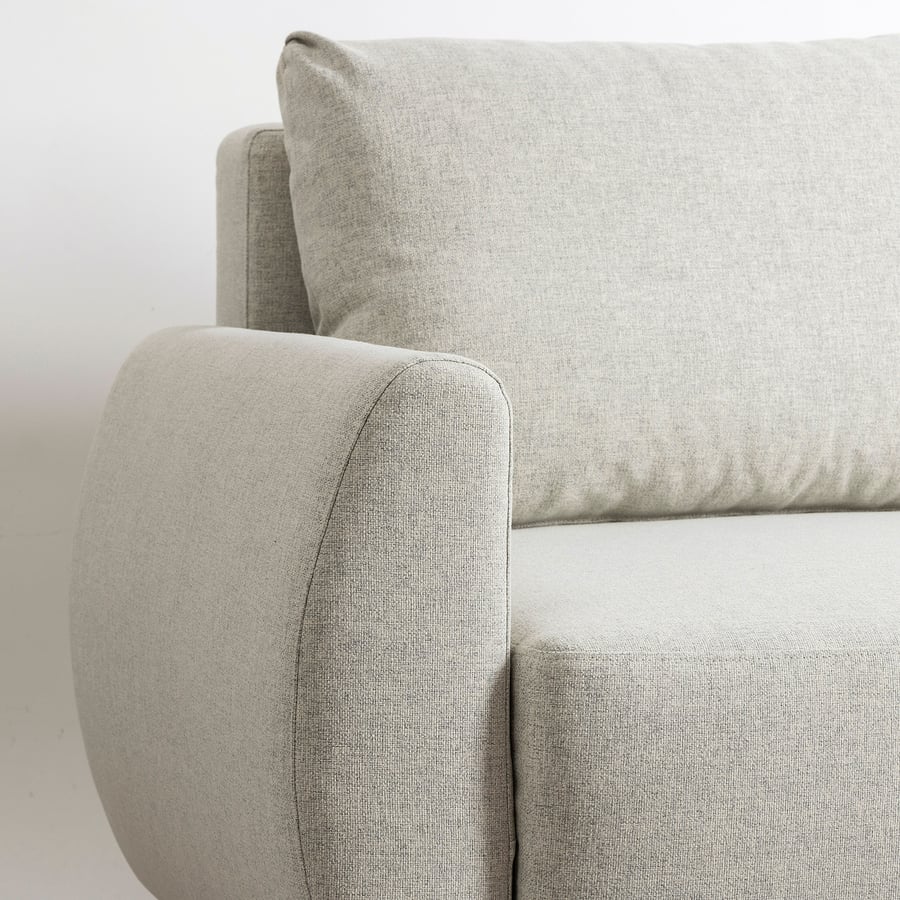 GRUNNARP sleeper sofa, Gunnared beige - IKEA