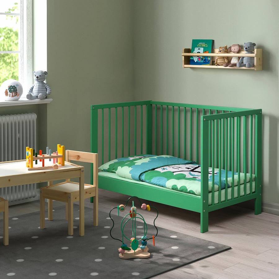 GULLIVER crib, green, 271/2x52" - IKEA