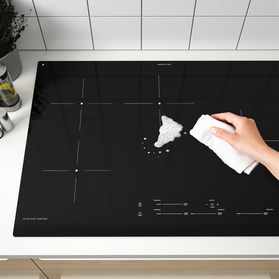 HACKSTAD induction cooktop, black, 30" - IKEA