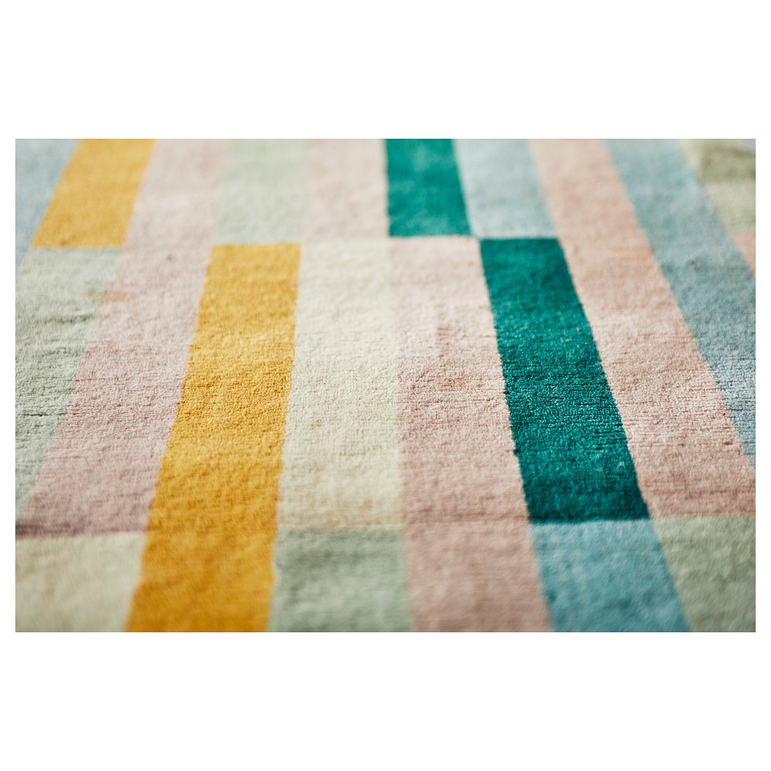 HALVED Rug, flatwoven, handmade multicolor - IKEA