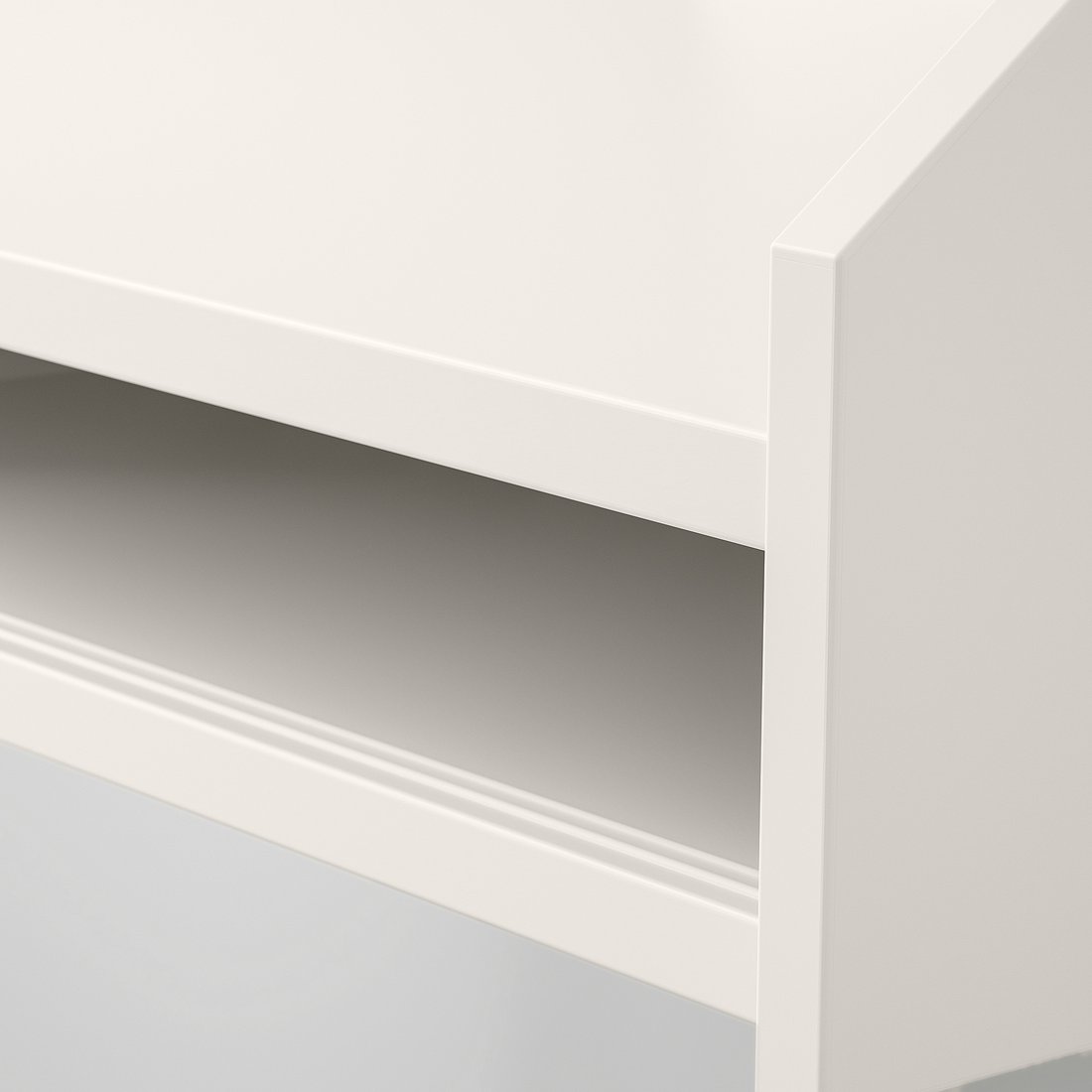 HAUGA desk, white, 393/8x177/8" - IKEA