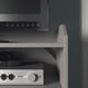HAUGA TV unit, gray, 543/8x141/8x211/4" - IKEA