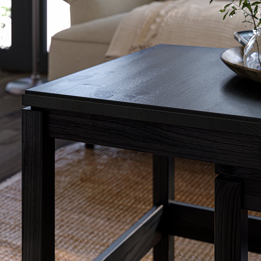 HAVSTA nesting tables, set of 2, black - IKEA