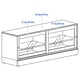 HAVSTA TV unit with base, white, 63x181/2x243/8" - IKEA