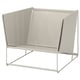HAVSTEN armchair, outdoor, beige - IKEA