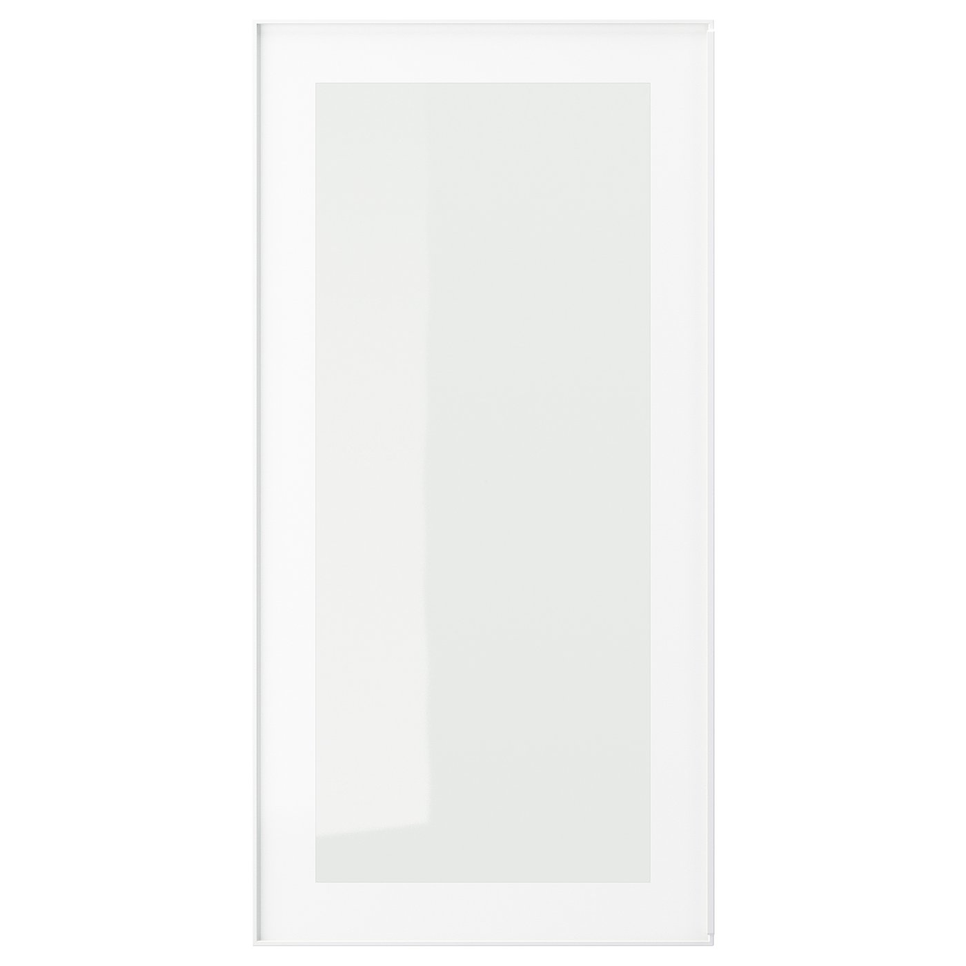 IKEA HEJSTA Glass door white/clear glass 15x30 " Outlet | Home & Garden