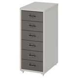 HELMER Drawer unit on casters, black, 11x27 1/8" - IKEA