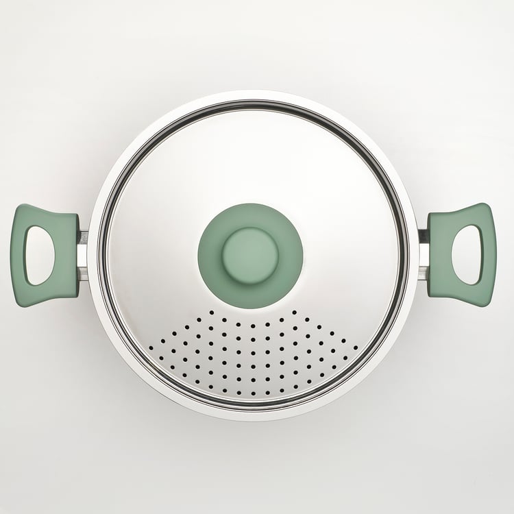 HEMLAGAD 6-piece cookware set, non-stick coating light gray-green/gray ...