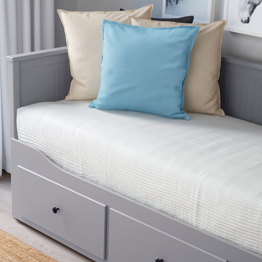 HEMNES Daybed frame with 3 drawers, gray - IKEA
