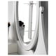 HEMNES Dressing table with mirror, white, 39 3/8x19 5/8" - IKEA