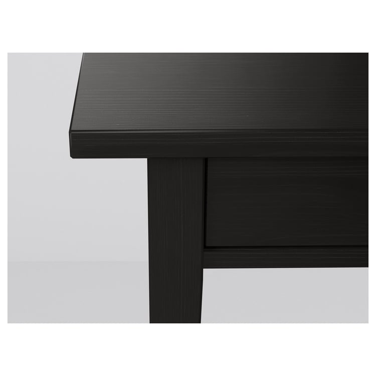 HEMNES nightstand, black-brown, 181/8x133/4" - IKEA