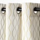 HENNY RAND curtains, 1 pair, white/gray yellow, 57x84" - IKEA