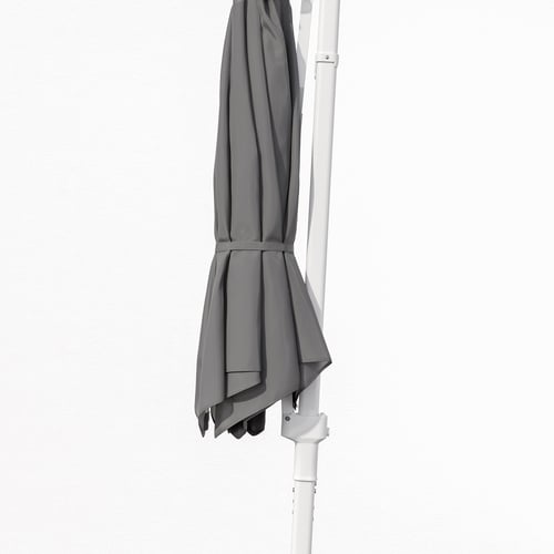 HÖGÖN umbrella, hanging, gray, 1061/4" - IKEA