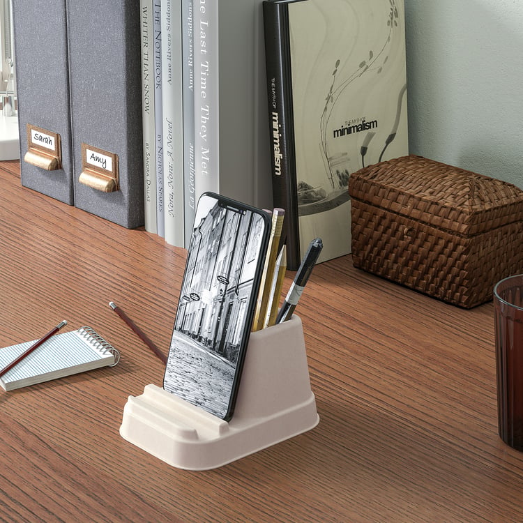 HÖNSNÄT holder for mobile phone, natural - IKEA