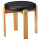 HOLMSJÖ stool, beech/Jonsbyn black - IKEA