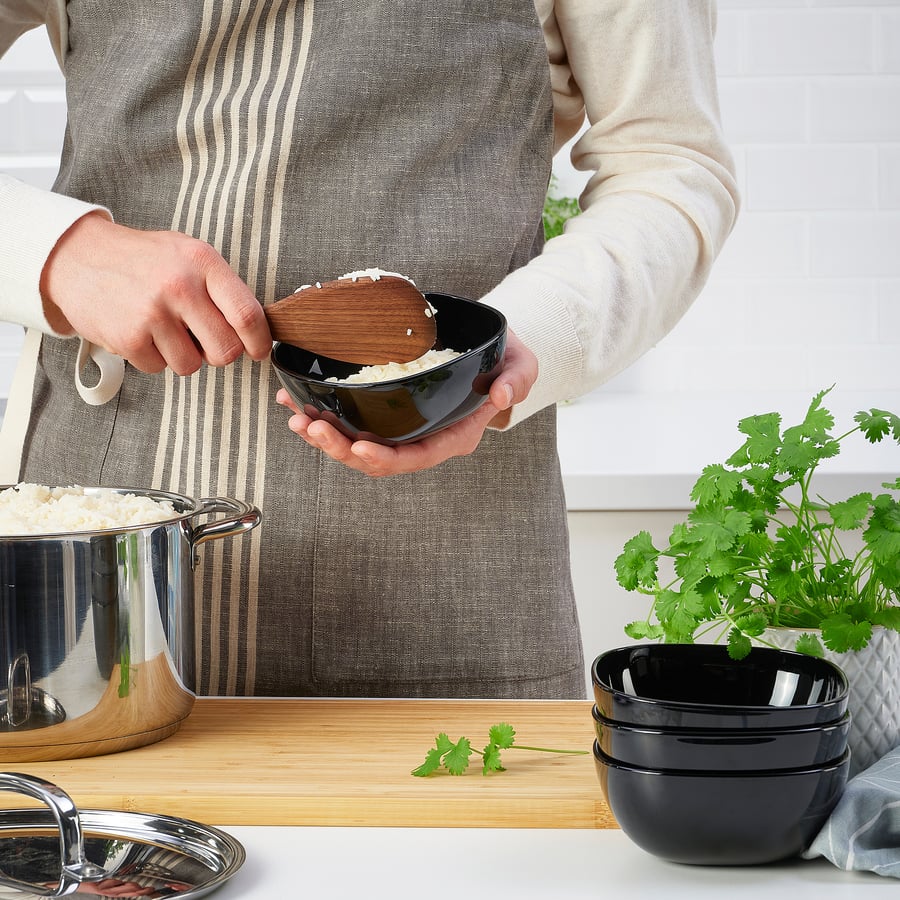 HULDHET rice ladle, walnut - IKEA