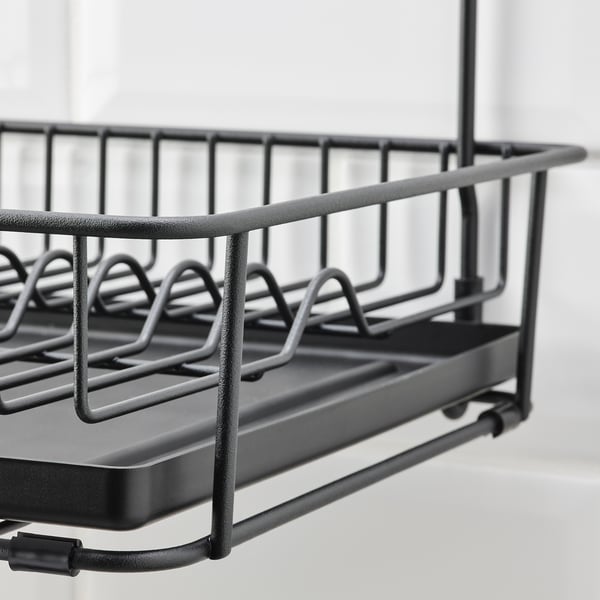 HULTARP dish drainer, black - IKEA