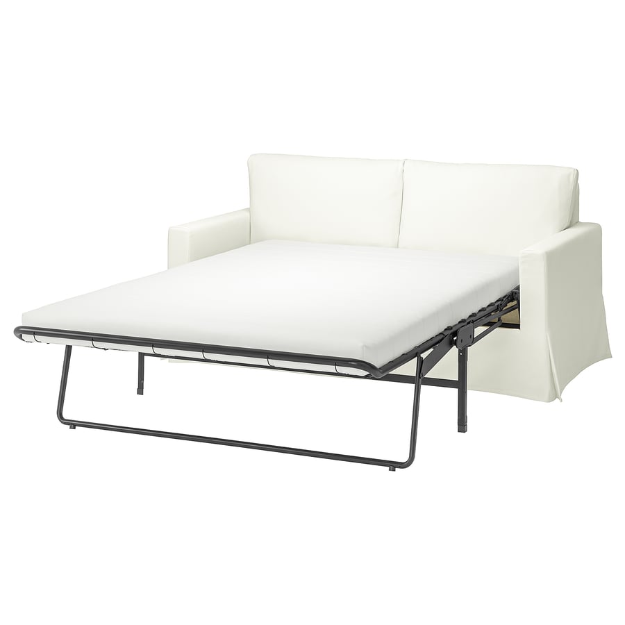 HYLTARP sleeper sofa, Hallarp white - IKEA