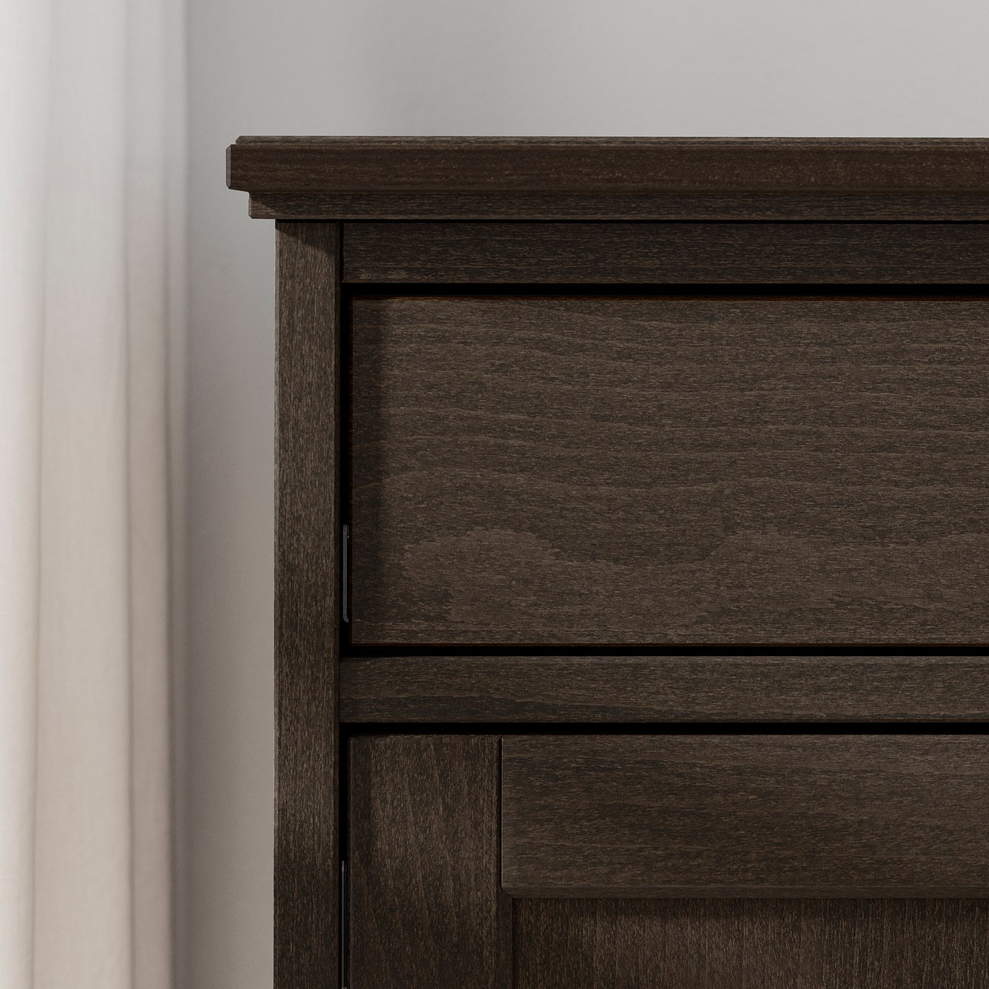 IDANAS sideboard dark brown stained 487 8x195 8x373 8 IKEA