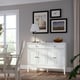 IDANÄS sideboard, white, 487/8x195/8x373/8" - IKEA
