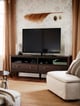IDANÄS TV unit, dark brown stained, 633/4x153/4x243/4" - IKEA