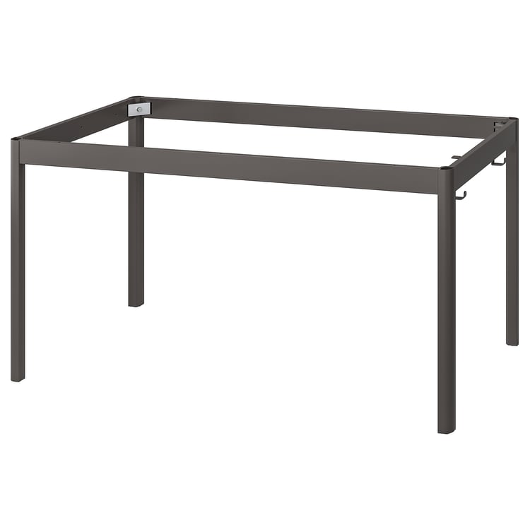 IDÅSEN underframe for table top, dark gray, 543/4x271/8x283/8" - IKEA
