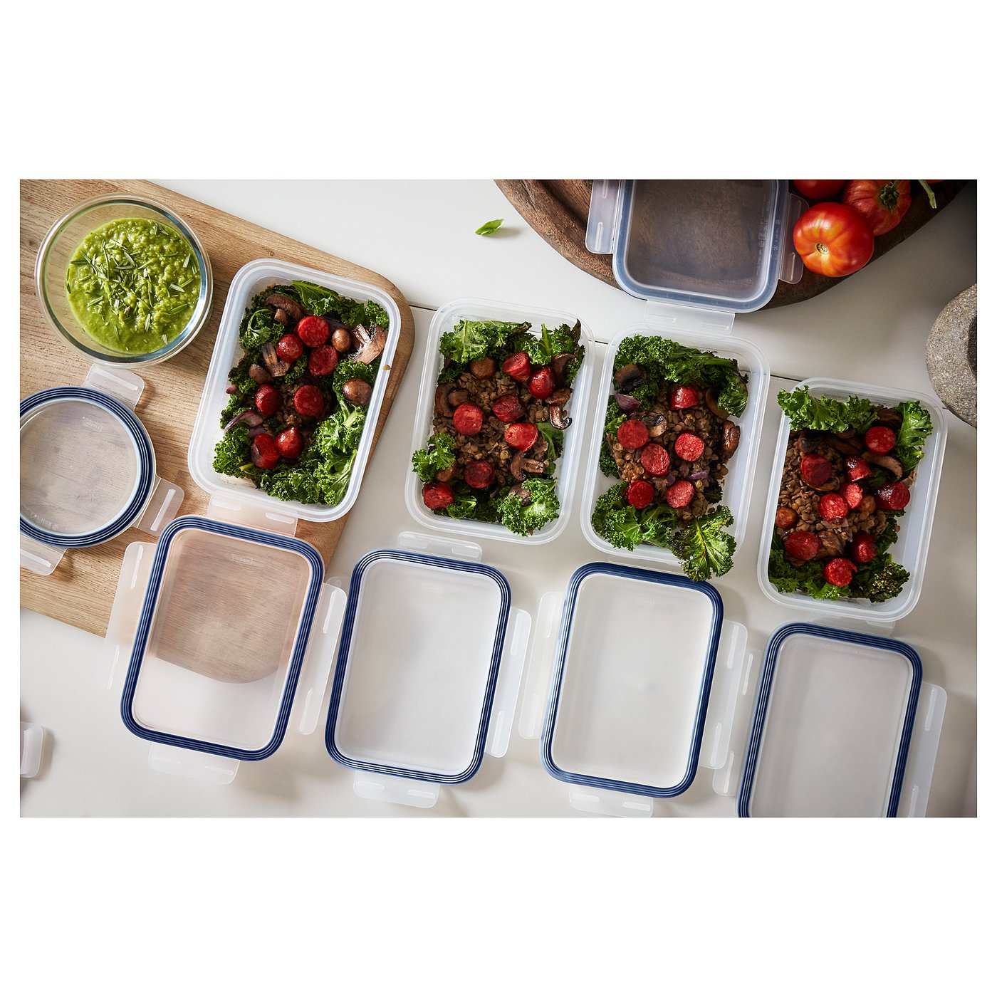 Ikea Plastic Containers
