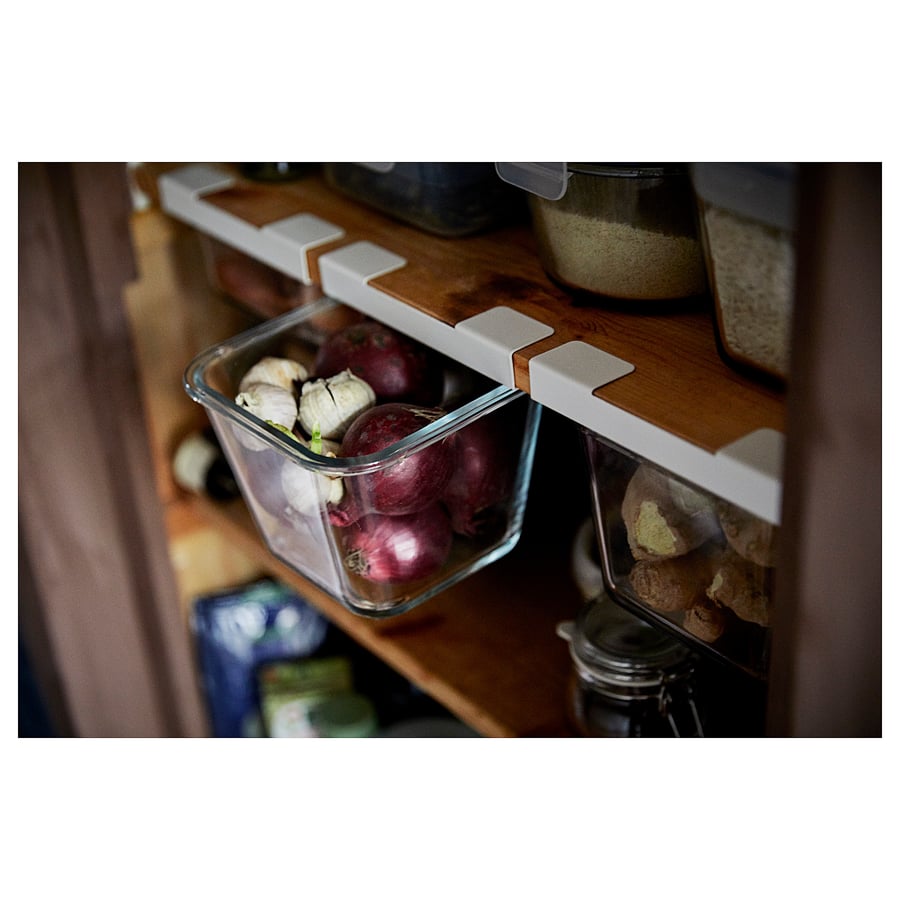 IKEA 365+ food container, square/glass, 41 oz - IKEA