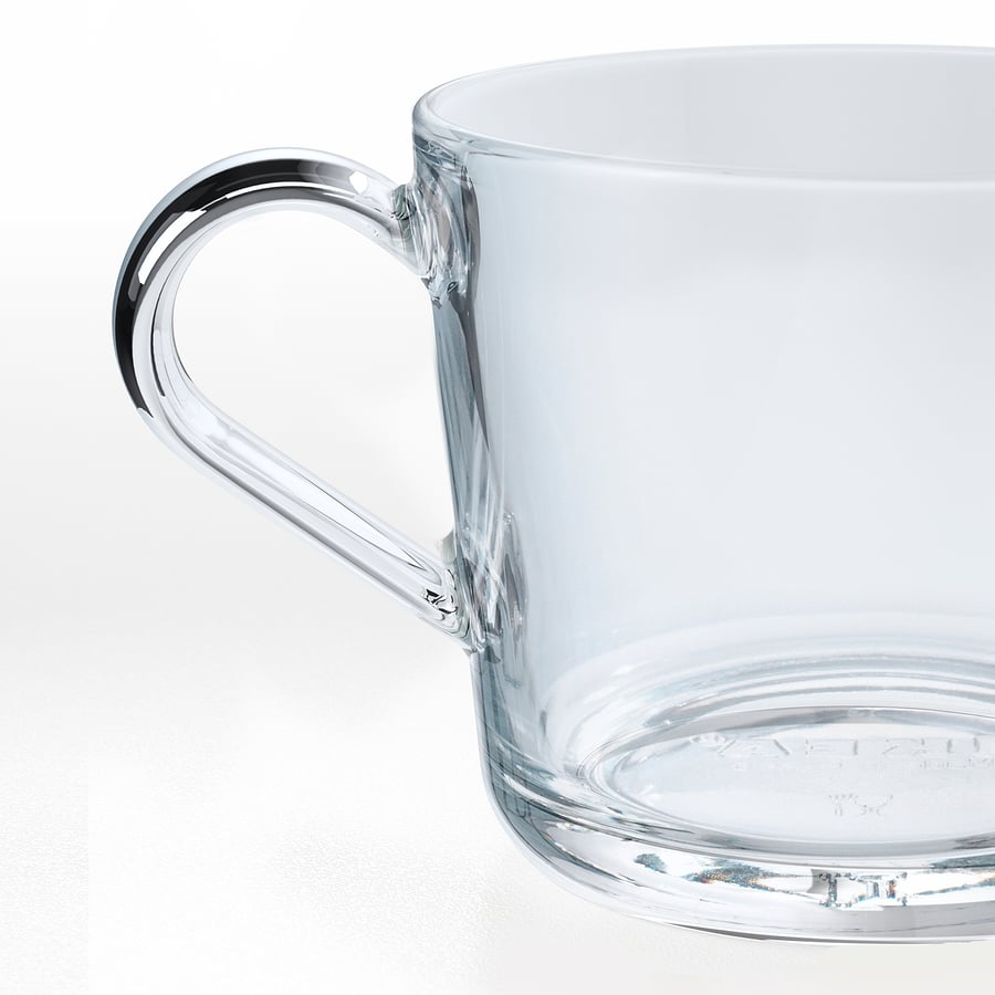 IKEA 365+ Mug, clear glass, 12 oz - IKEA