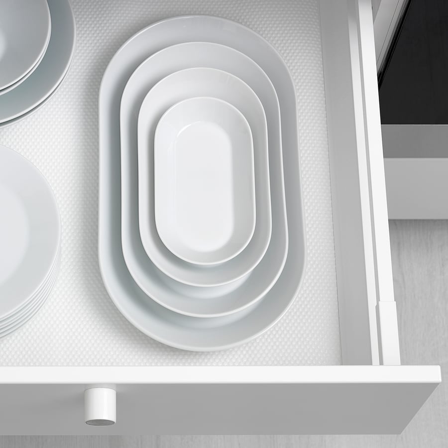 IKEA 365+ serving plate, white, 15x8 ¾" - IKEA
