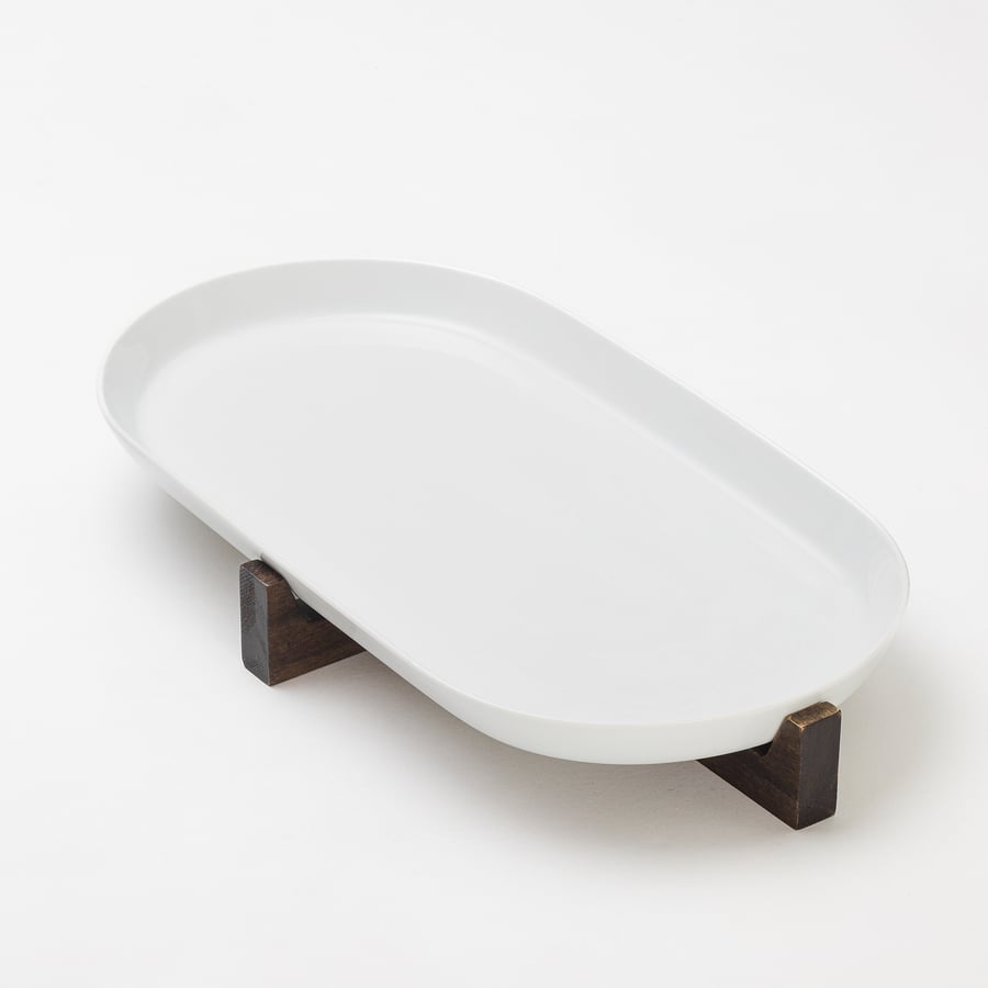 IKEA 365+ serving stand, acacia, 15x8 ¼" - IKEA