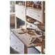 IVAR 1 sec/foldable table/sliding door, pine, 35x113/4x701/2" - IKEA