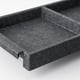 IVAR shelf, dark gray/felt, 33x12" - IKEA