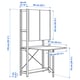 IVAR shelving unit with foldable table, pine, 35x113/4x701/2" - IKEA