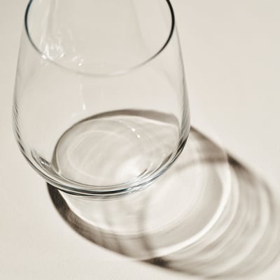 IVRIG glass, clear glass, 15 oz - IKEA