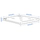JUSTINA chair pad, gray, 17/14x16x2" - IKEA
