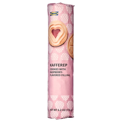KAFFEREP biscuits, with raspberry-flavored filling, 0 lb - IKEA