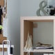 KALLAX shelving unit with underframe, white stained oak effect/white ...